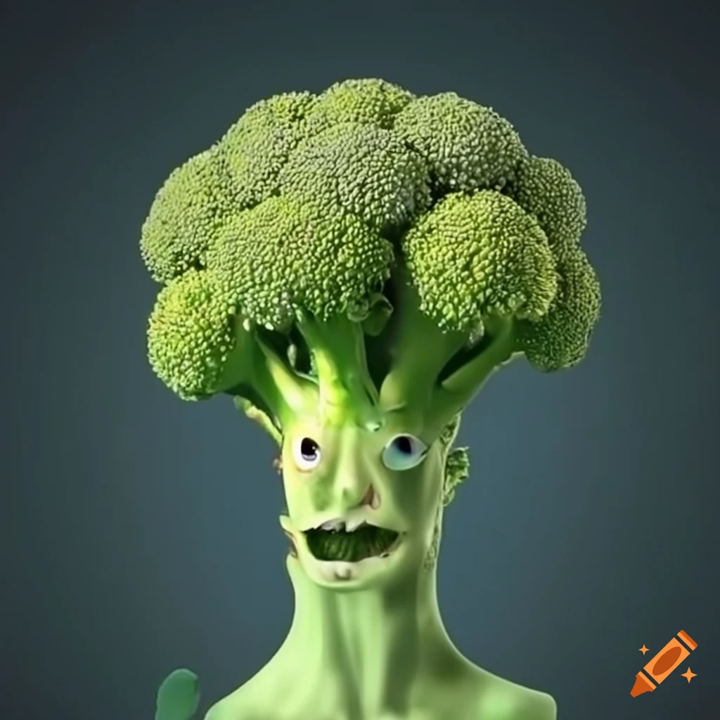 Broccoli as a human