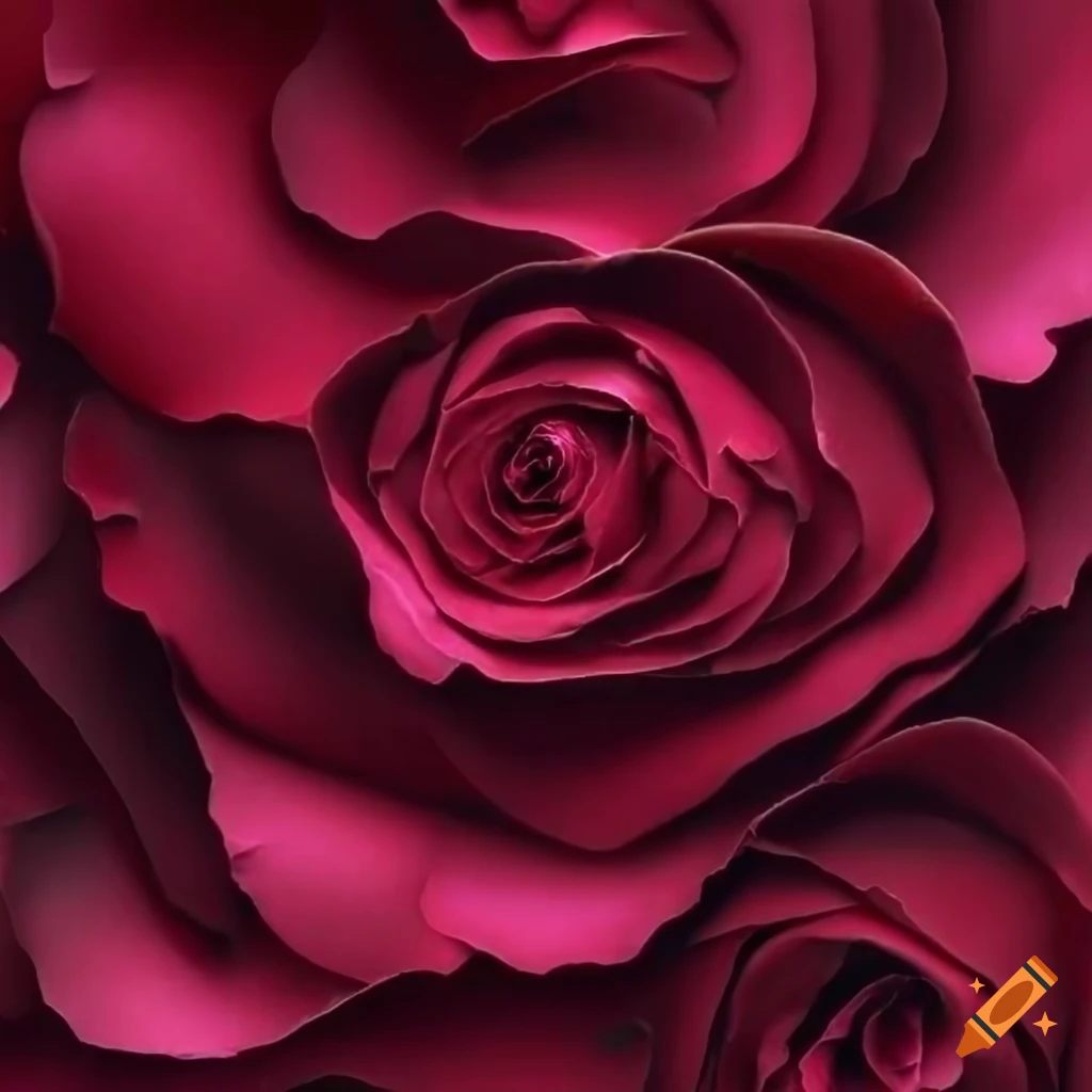 Rose petals texture on Craiyon