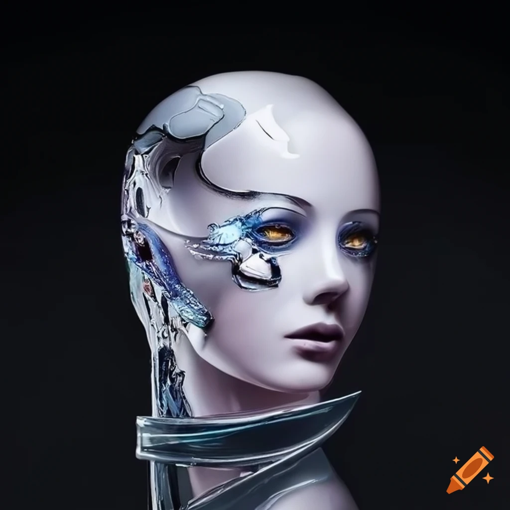 Resin inspired amour plating, futuristic sergent, white, highly detailed