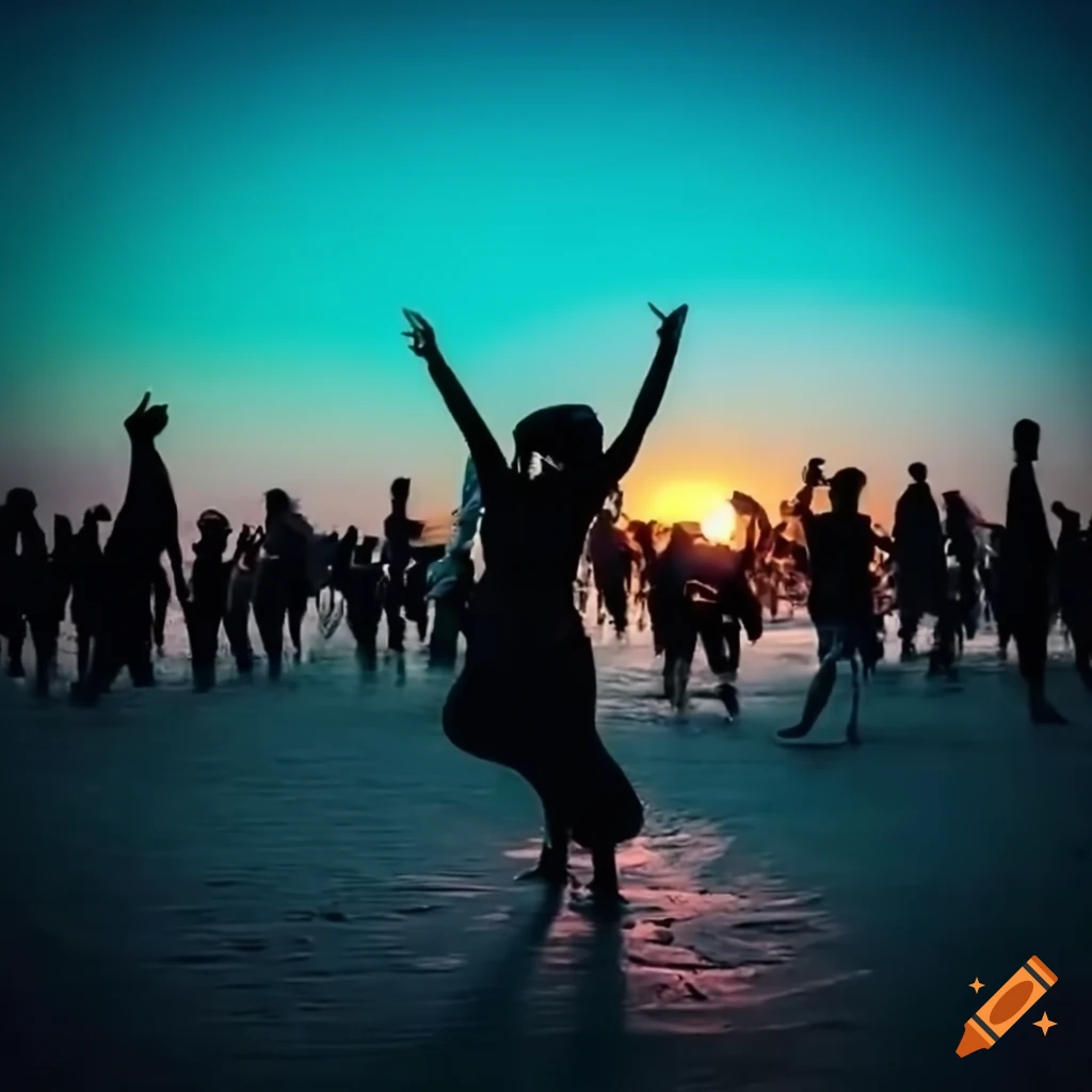 A Photo Of People Dancing Outdoor On Craiyon