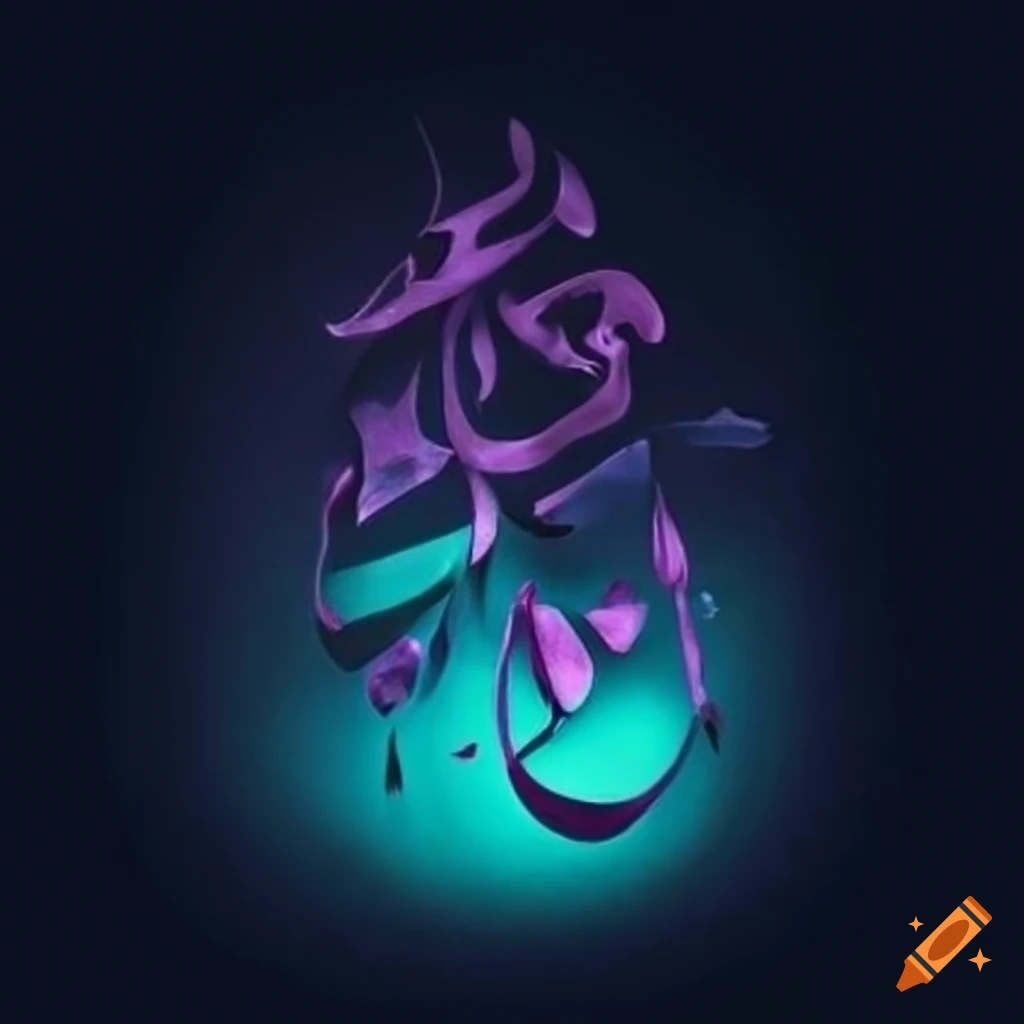 Caligraphy on Craiyon