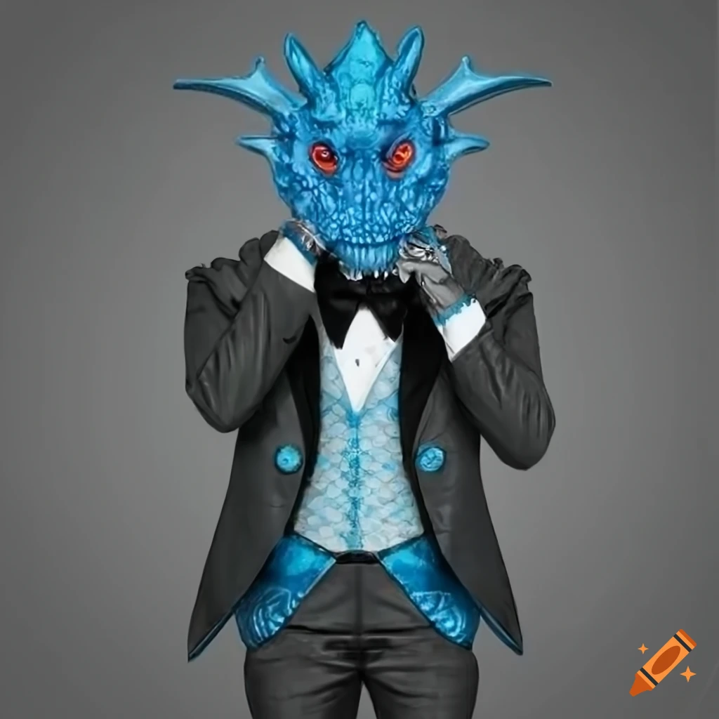 Humanoider Drache Cosplay
