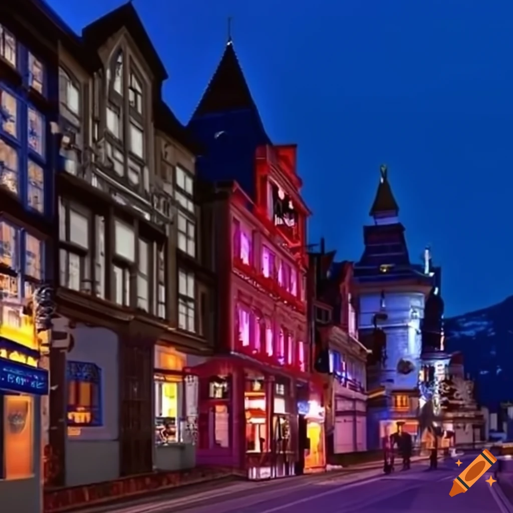 Twilight town on Craiyon