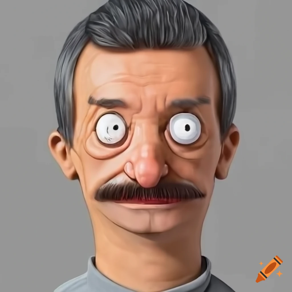 A photorealistic rendering of bob from bob's burgers on Craiyon