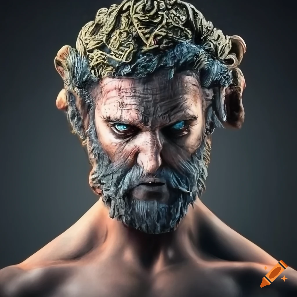 Greek, cronus ‘leader of the titans’: modern realistic style on Craiyon