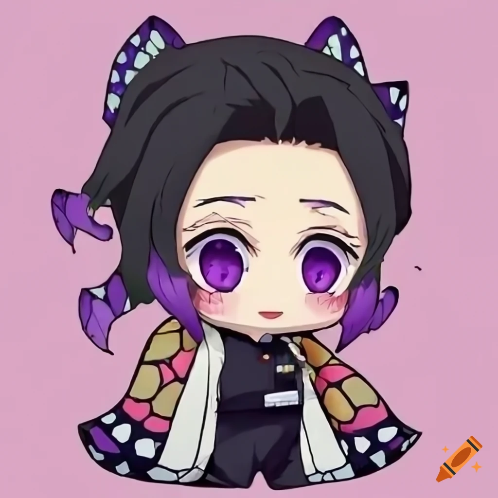 Demon slayer shinobu chibi on Craiyon