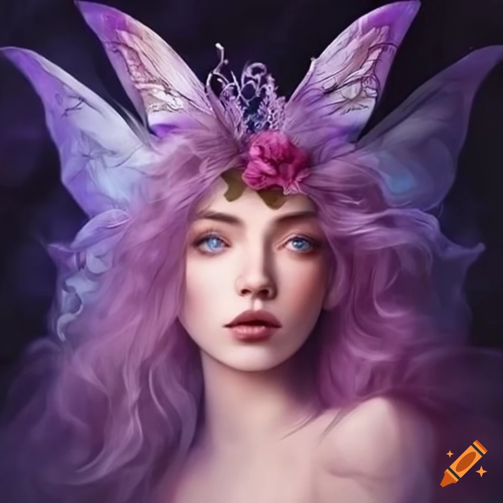 Beautiful feminine faery on Craiyon