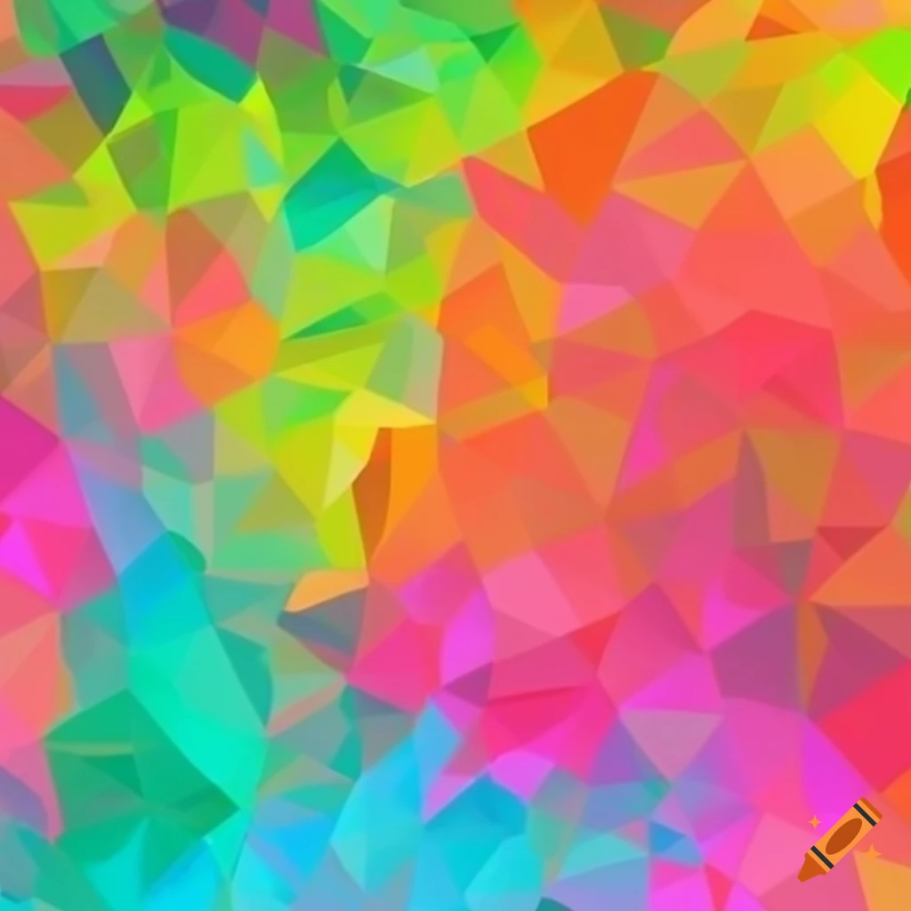 Geometric pattern in primary colors, hyper realistic -- tileable texture