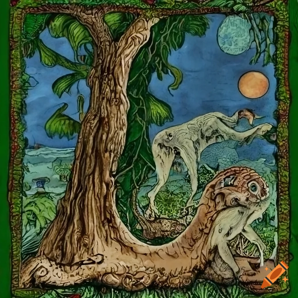 High resolution, fine detail, wide view, 3d pen and ink color ...