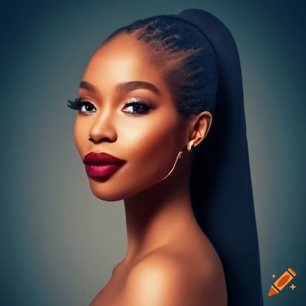 Generate a photo of Isabella, a friendly and knowledgeable hair ...