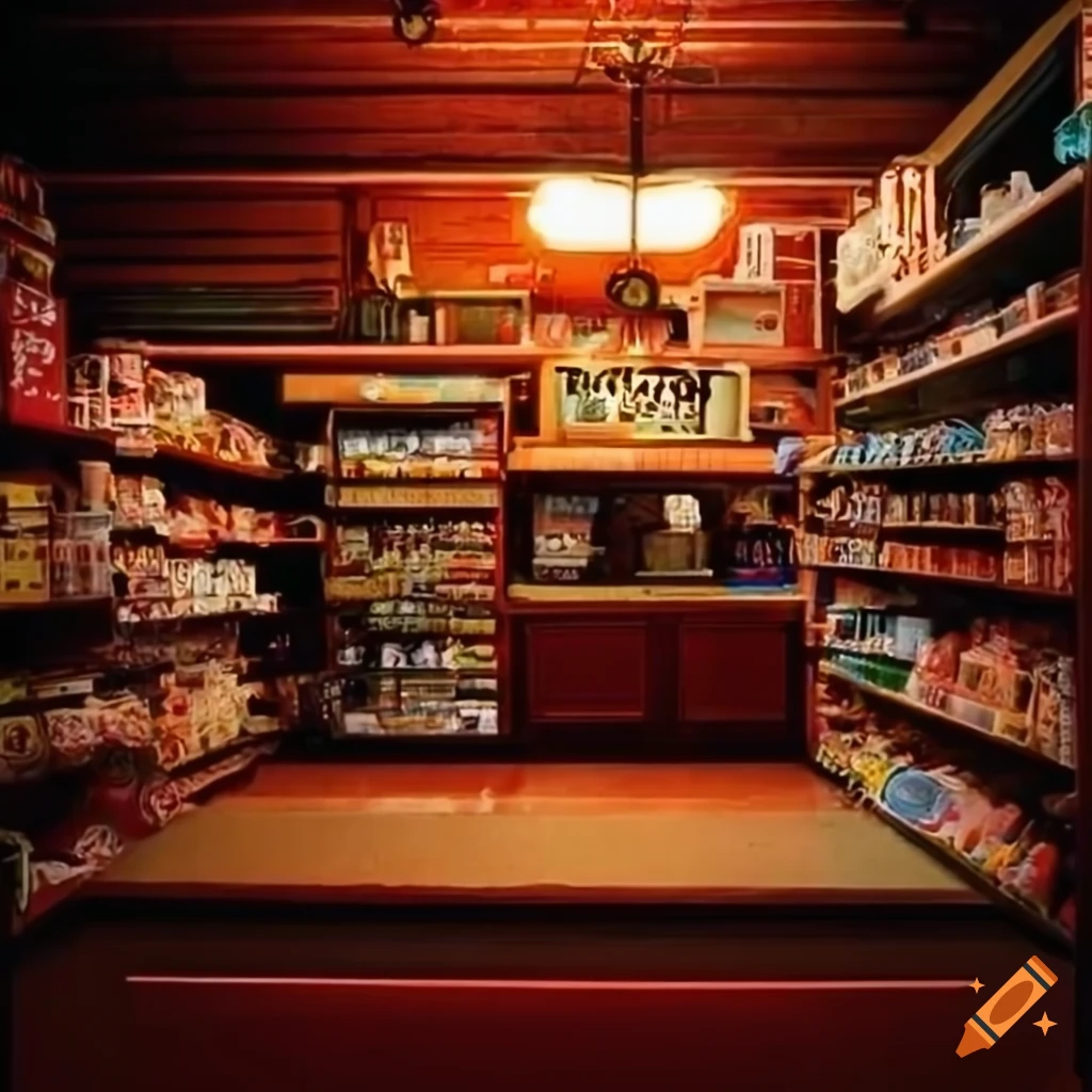 90s nostalgic corner store picture on Craiyon