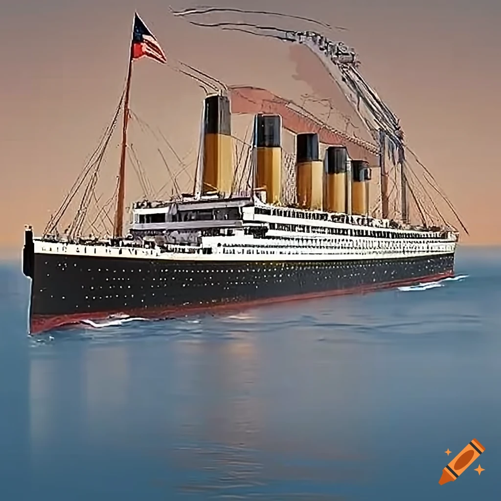 Rms titanic on Craiyon