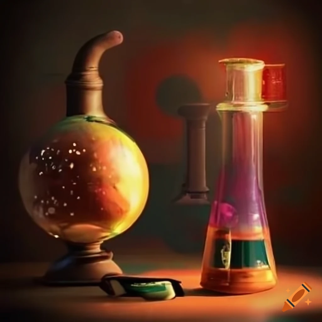 An alchemist in her lab
