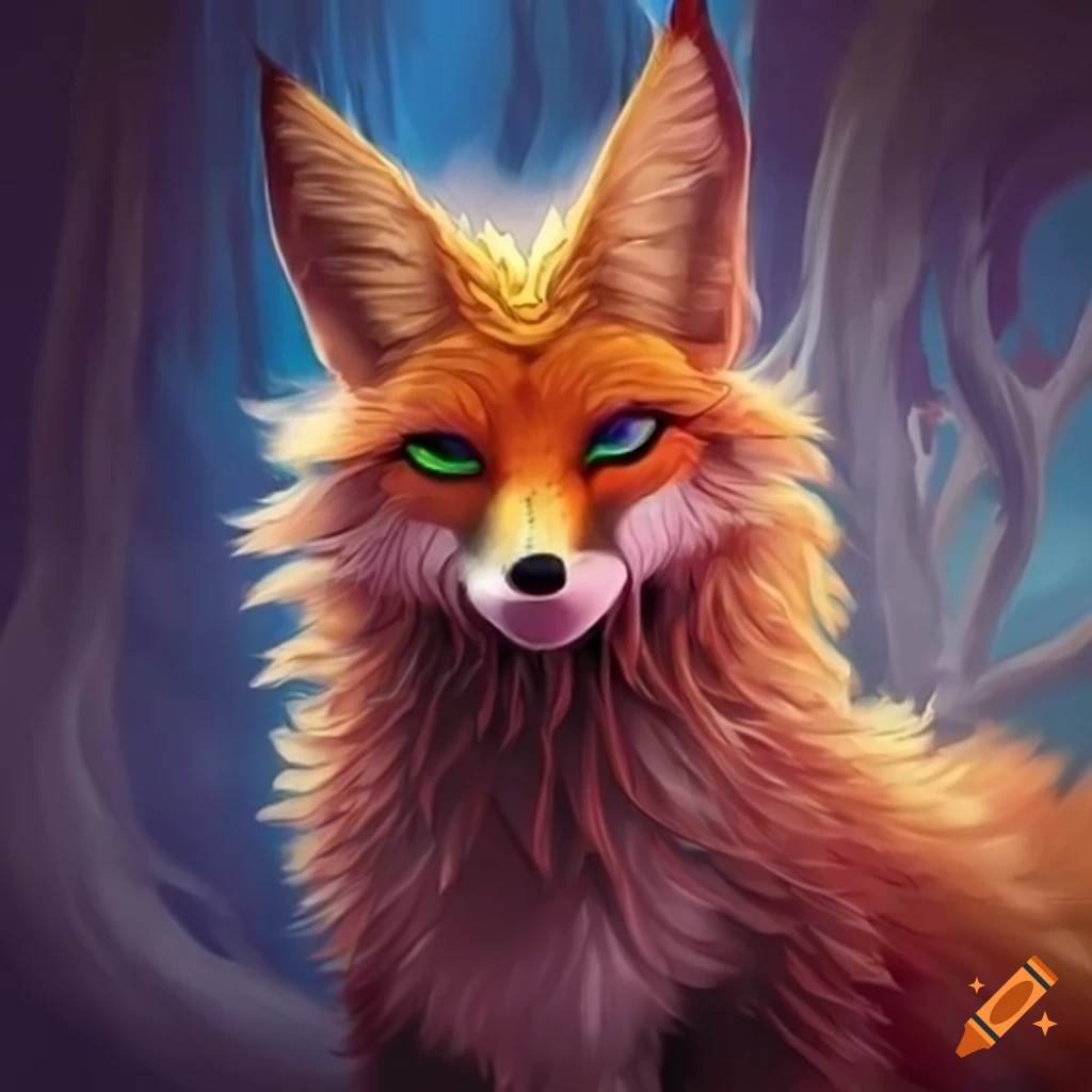 Feathered dragon fox