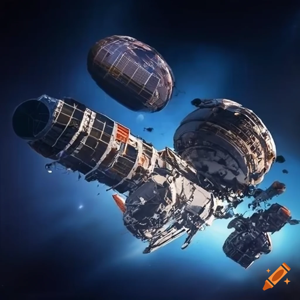 Renaissance space station on Craiyon