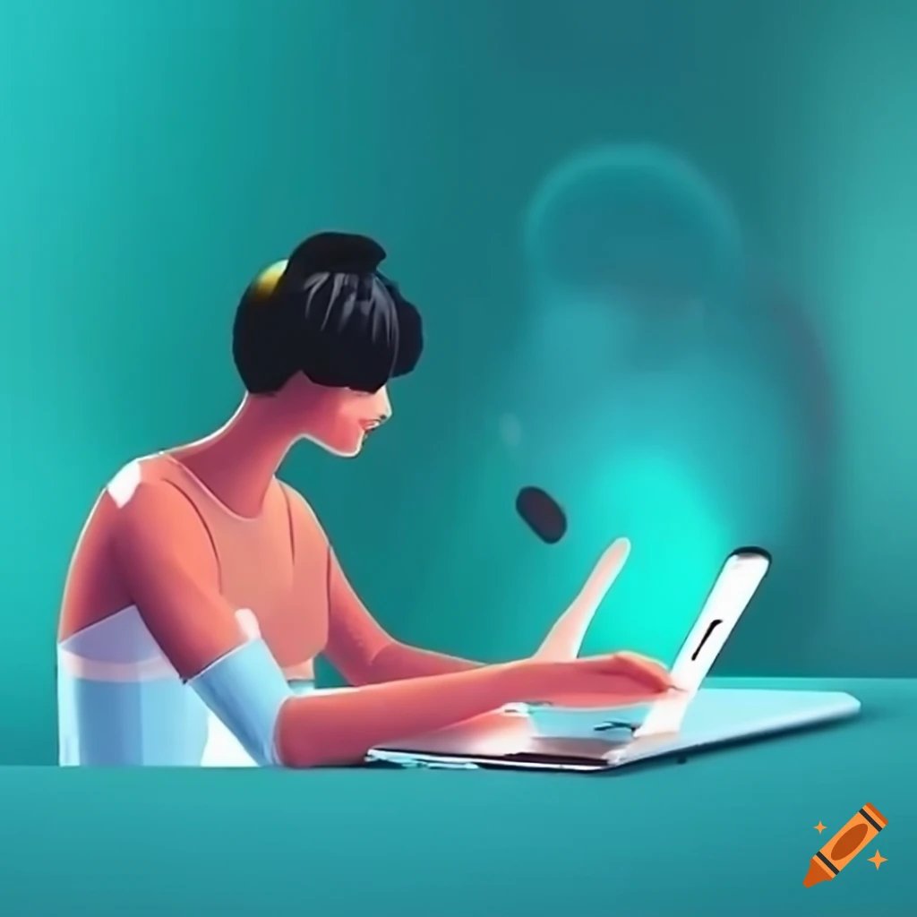 People creating videos using desktop and mobile devices