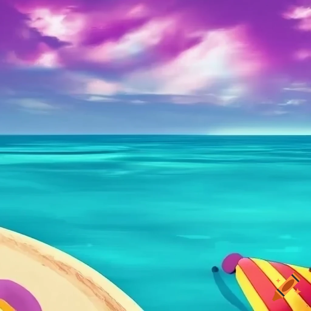 Flyer without text for summer week campaign on Craiyon