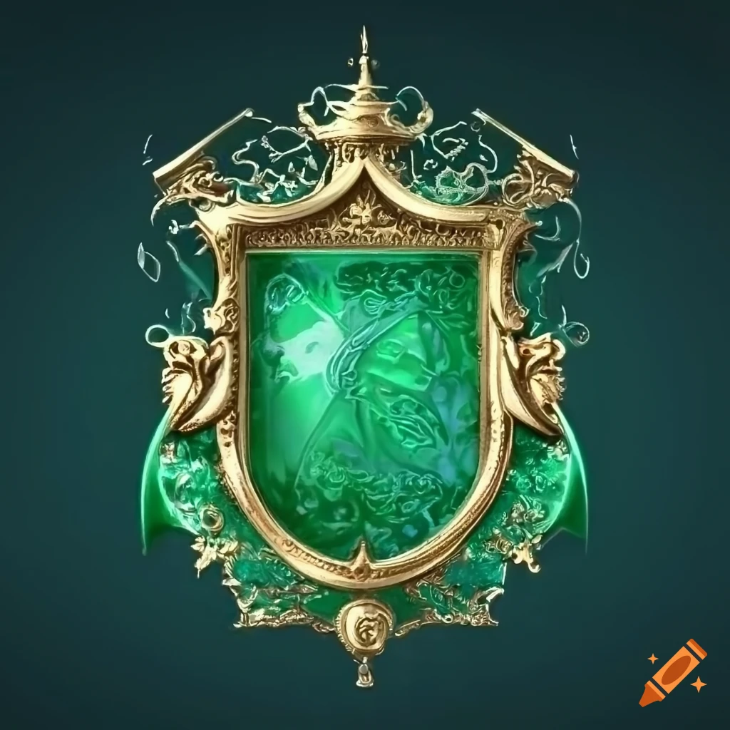 Islamic inspired coat of arms, fancy, detailed, smooth, HD, marbled ...