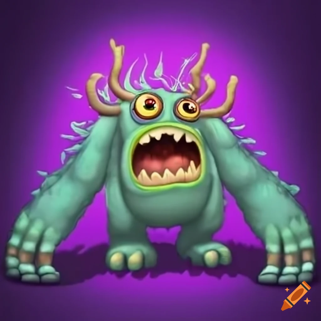 Make a my singing monsters monster on Craiyon