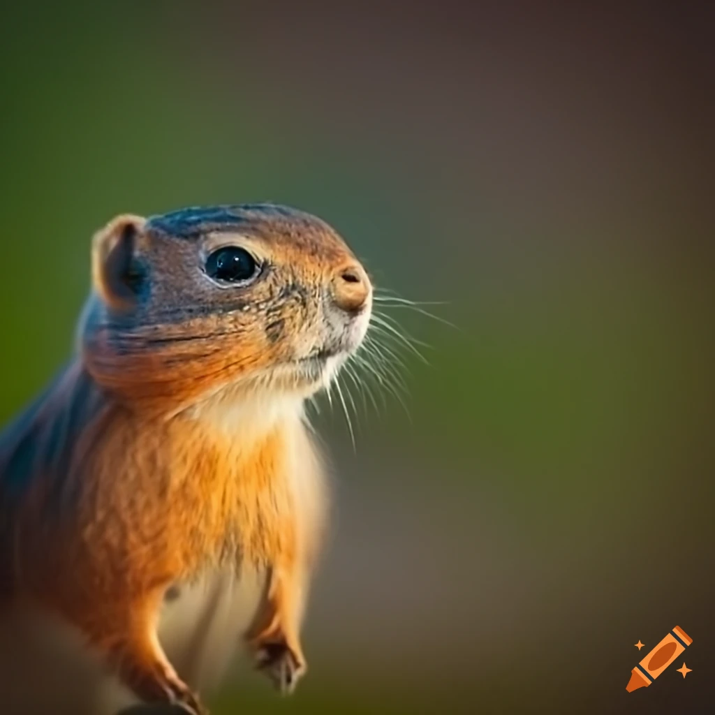 Gophers in the wind, exchanging glances on Craiyon