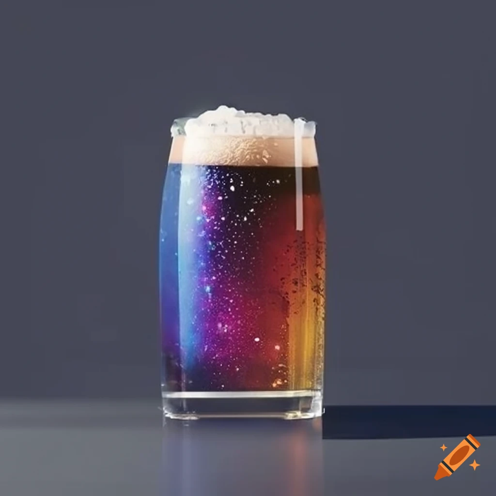 Craft beer with a galaxy inspired label
