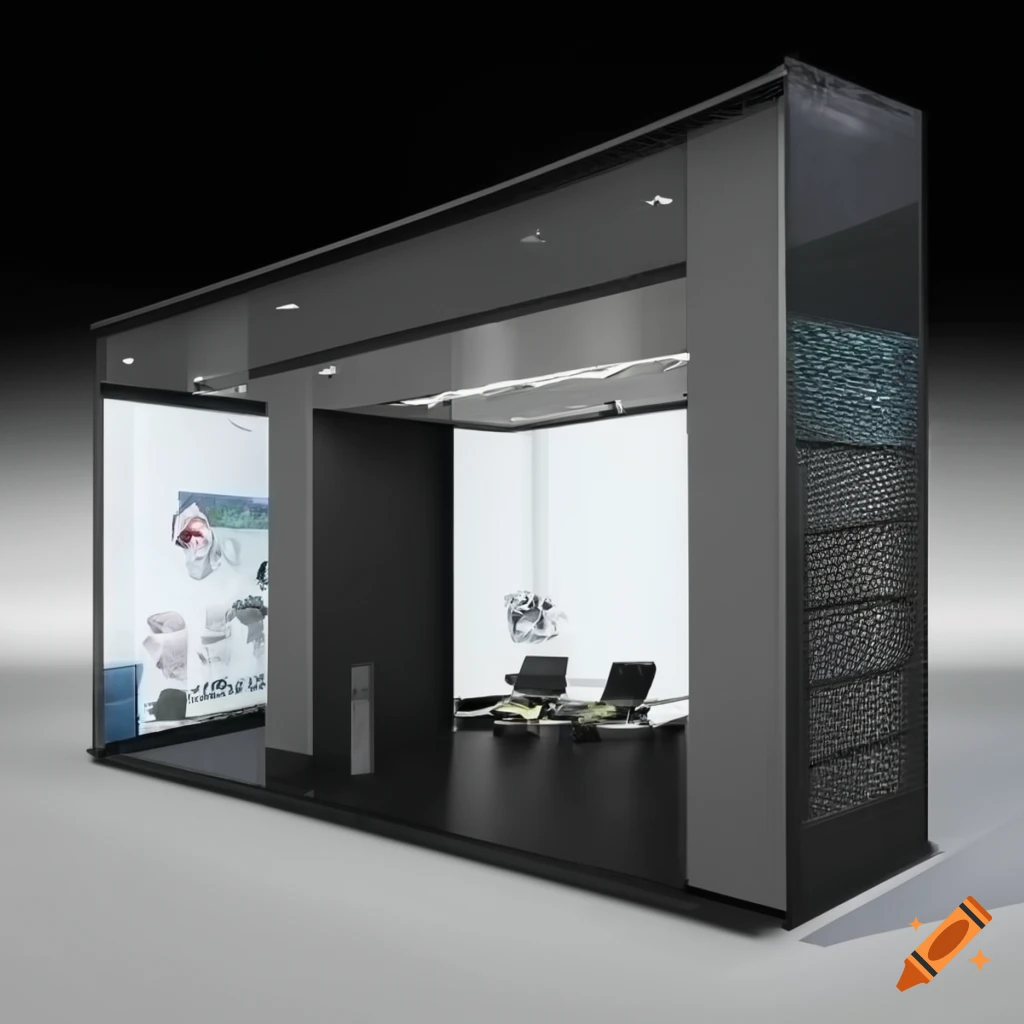 Outdoor exhibition stand , 28 meters length and max 4 m hight , product ...