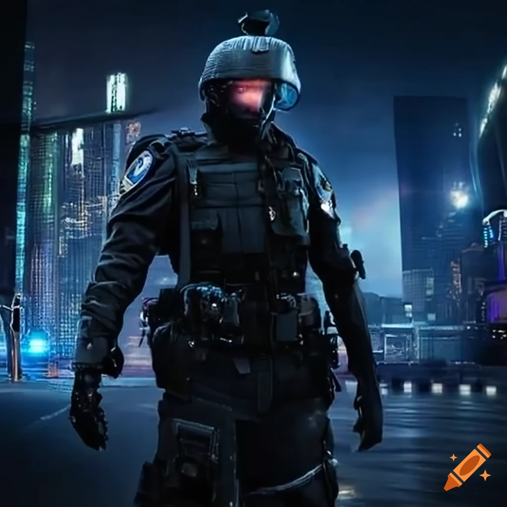 Futuristic Police Station