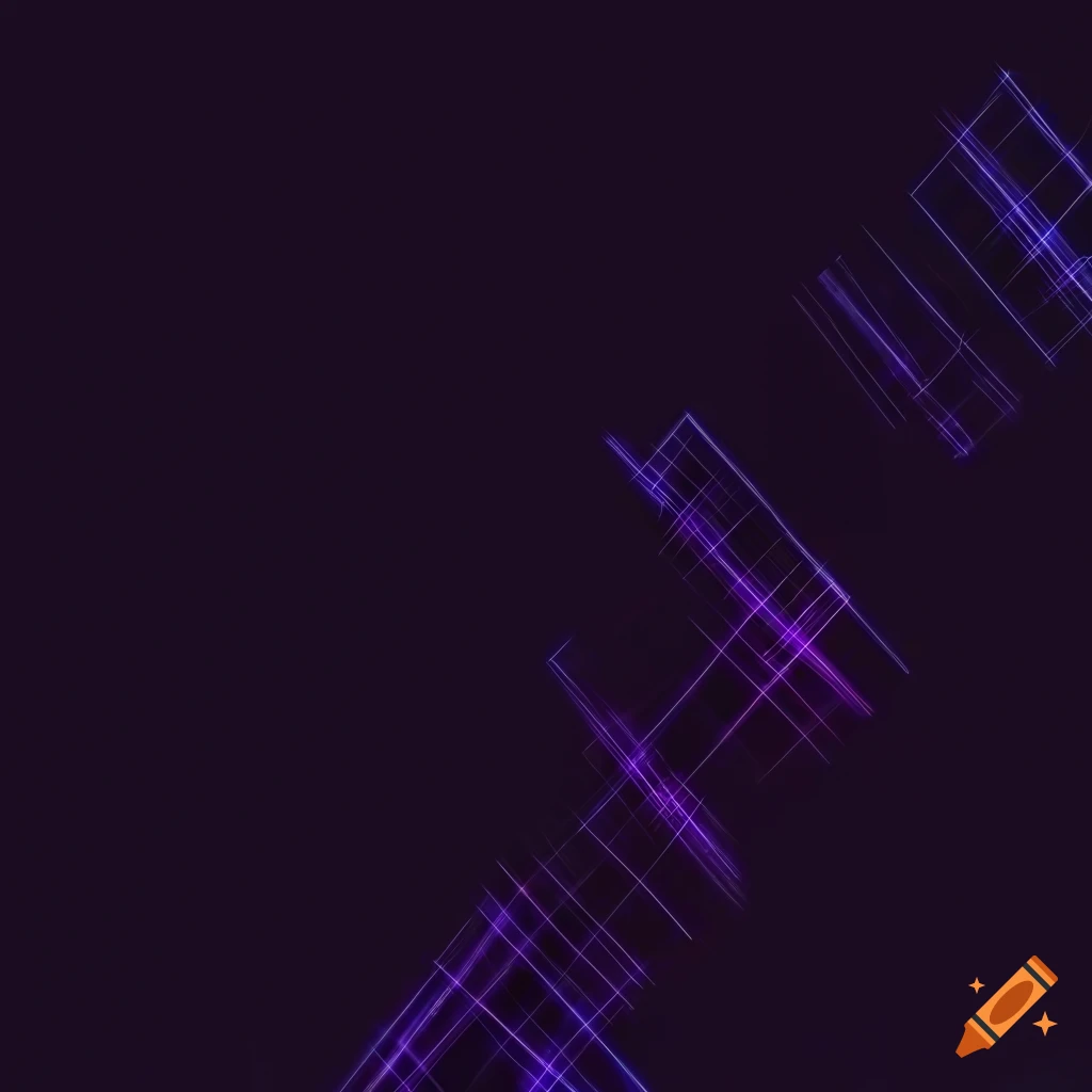 Linear lines with various colors and some of ambient, dark background ...