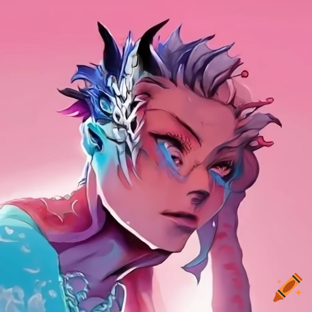 Profile picture of trans dragon on Craiyon