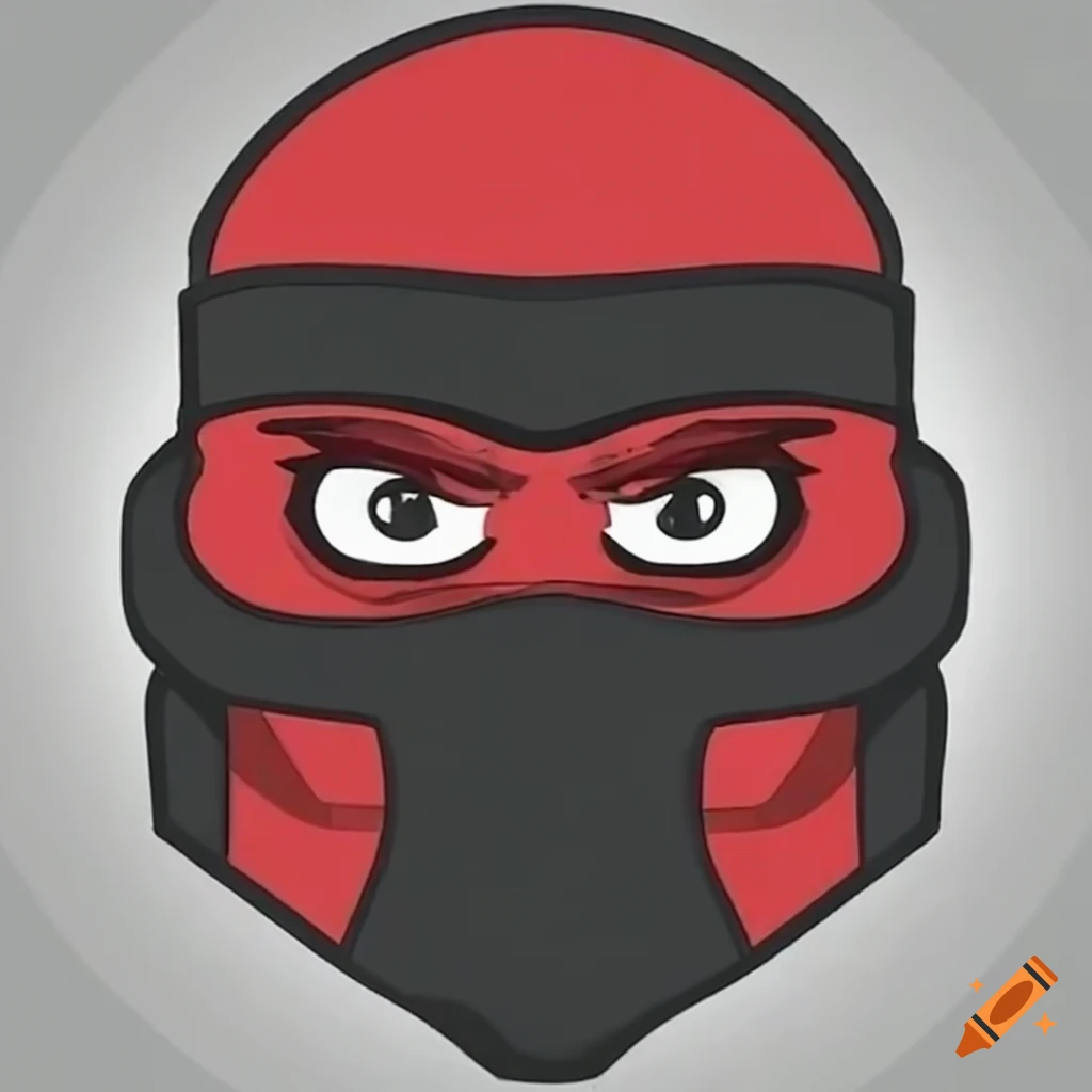 Ninja warrior face on Craiyon