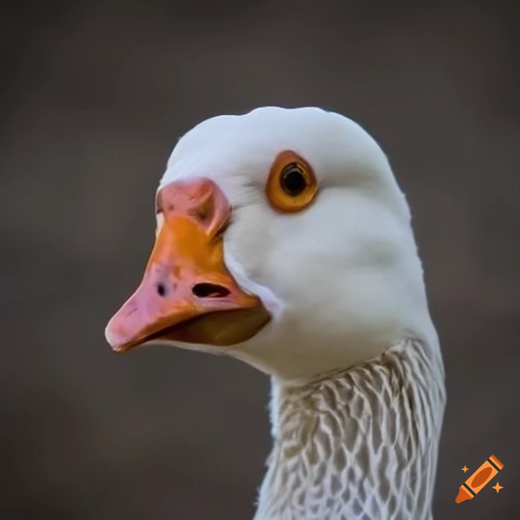 A very scary goose