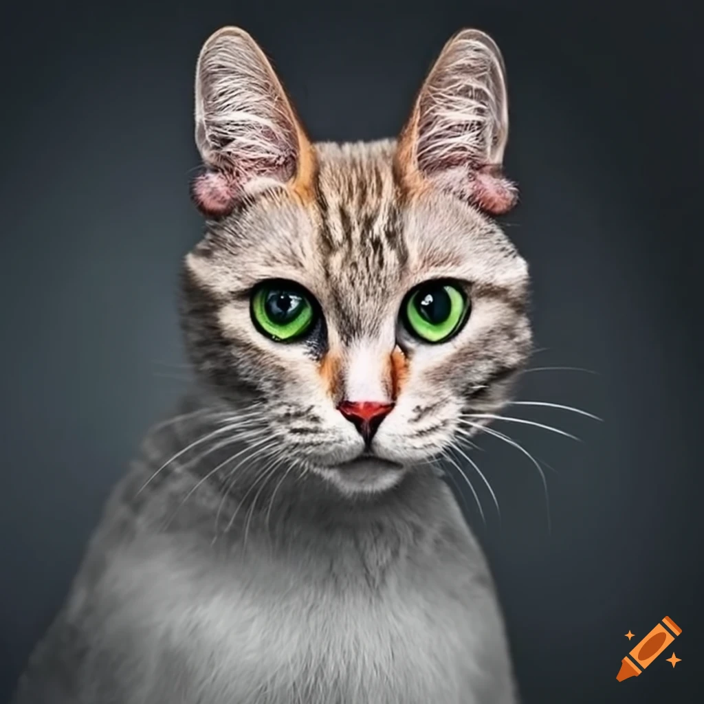 Realistic cat on Craiyon