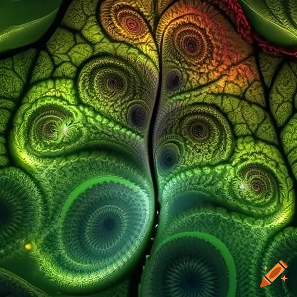 Tropical plant fractal on Craiyon