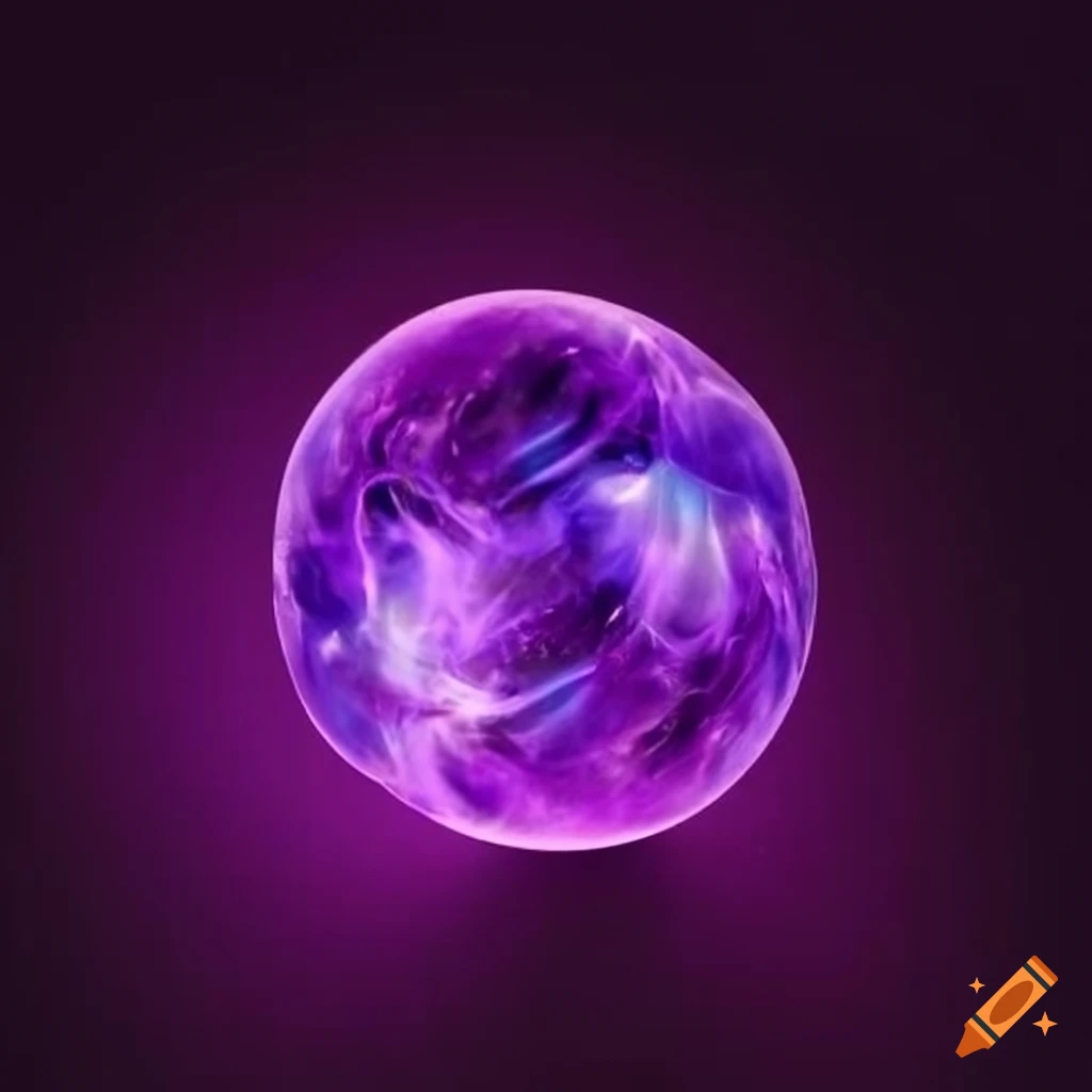 Purple fire ball