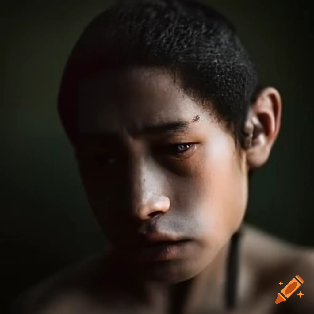 A sad guy on Craiyon