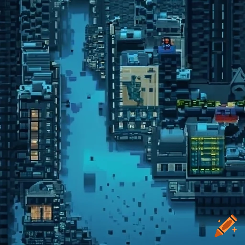 Modern civilization pixel