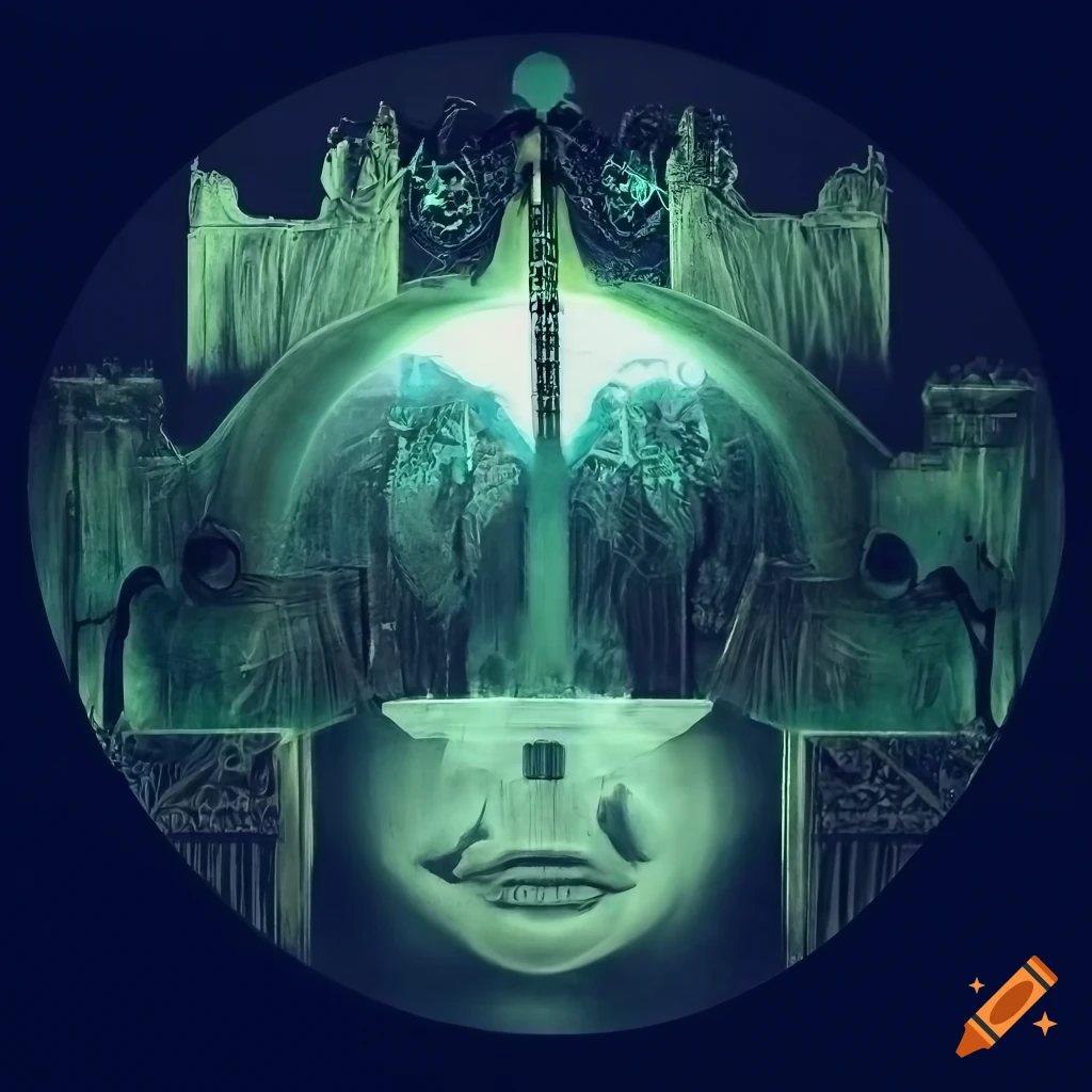 Album cover for a rock opera, dramatic, theatrical, emotional, visually ...