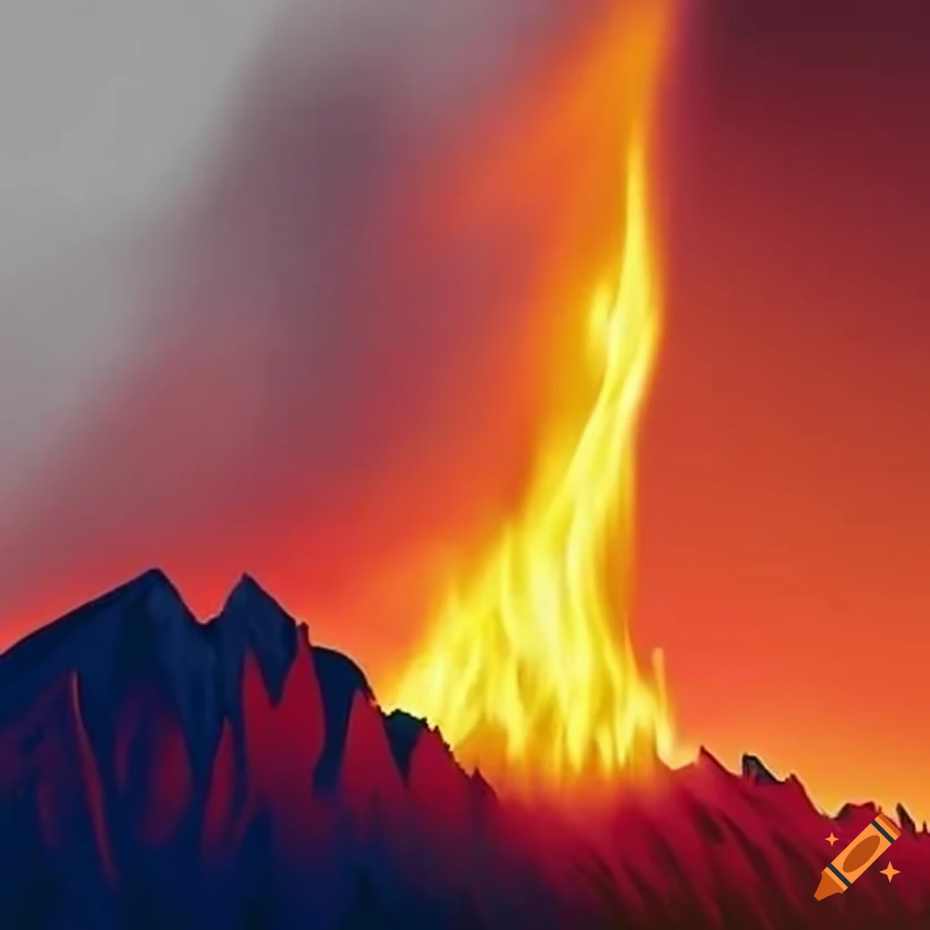 Fire mountain