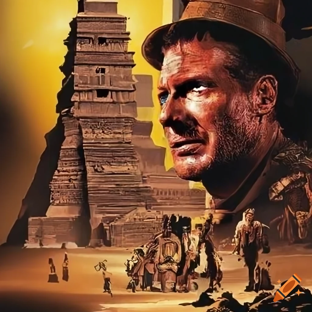 Indiana jones aztec movie poster