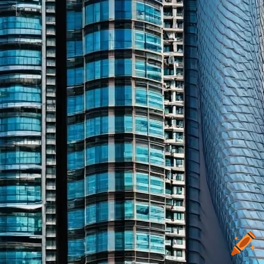 Futuristic building side wiew on Craiyon