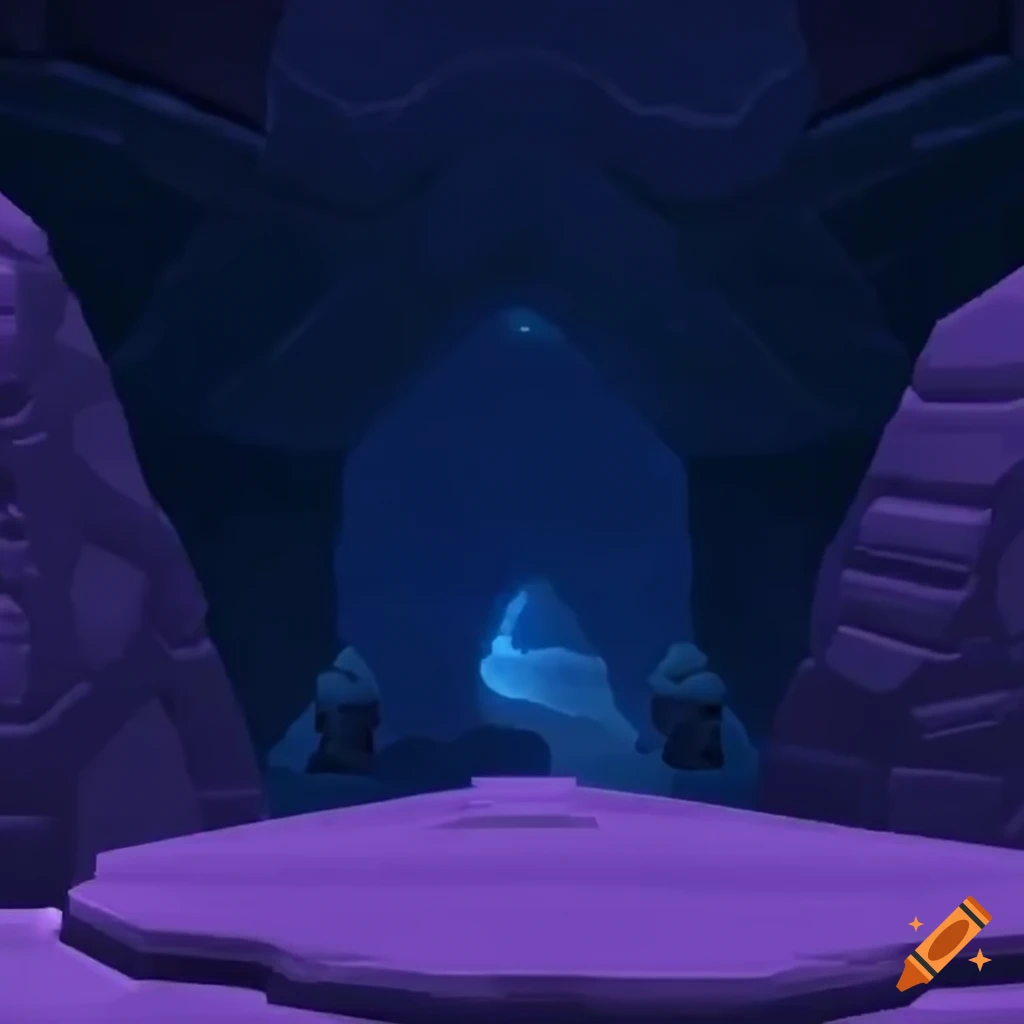 Cavernous pokemon battle terrain
