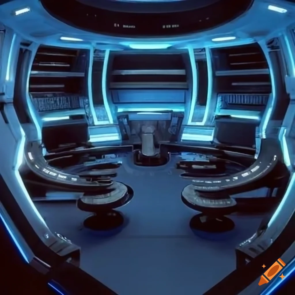 Star trek the bridge of the uss enterprise on Craiyon