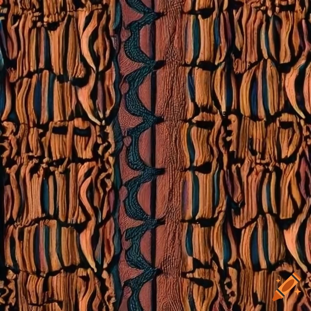 African texture for cloth with pattern colorfull