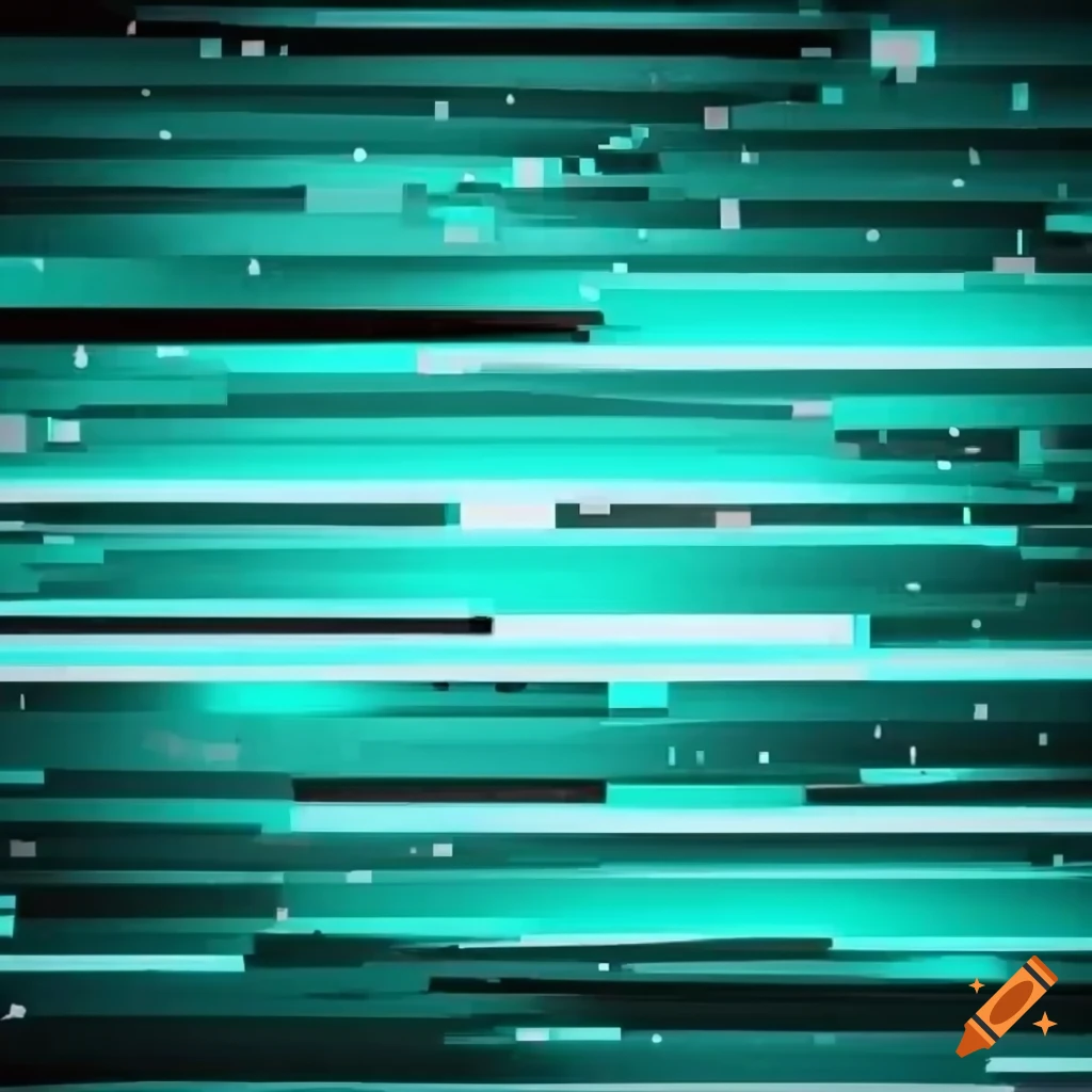 Bright abstract background, comic book style, glitching, teal, white ...