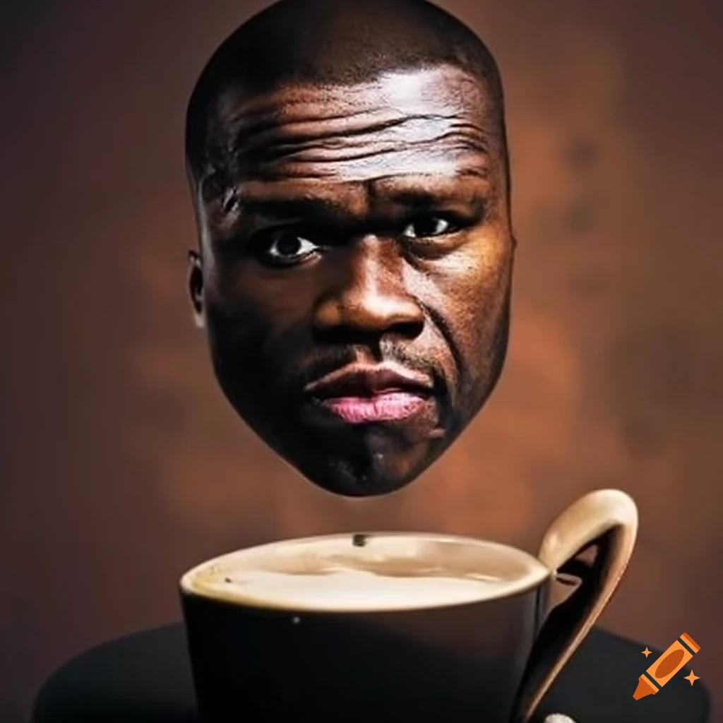 Coffee sign with new 50 cent price tag on Craiyon