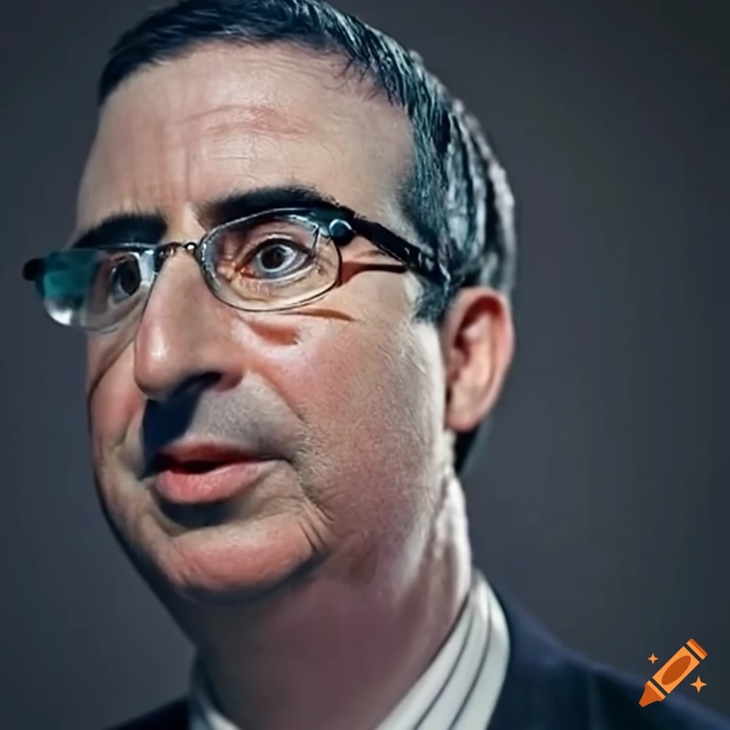 John oliver as a scientist on Craiyon