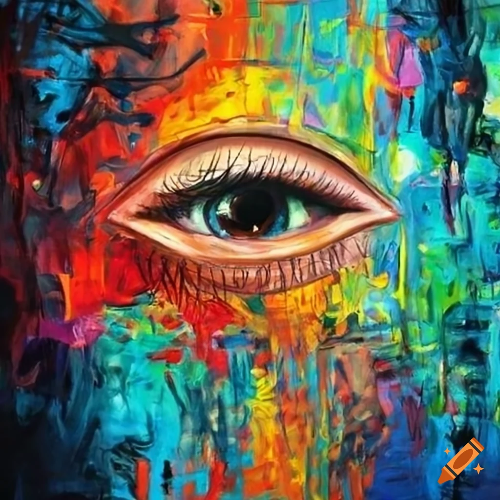 All-seeing eye expressionism on Craiyon