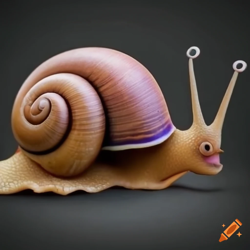 Animated snail on Craiyon
