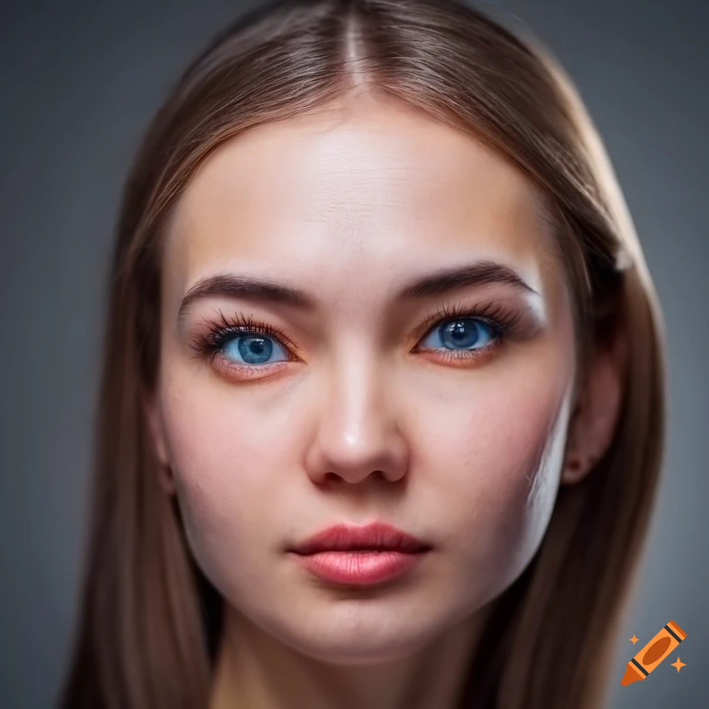 Young Russian Model Face