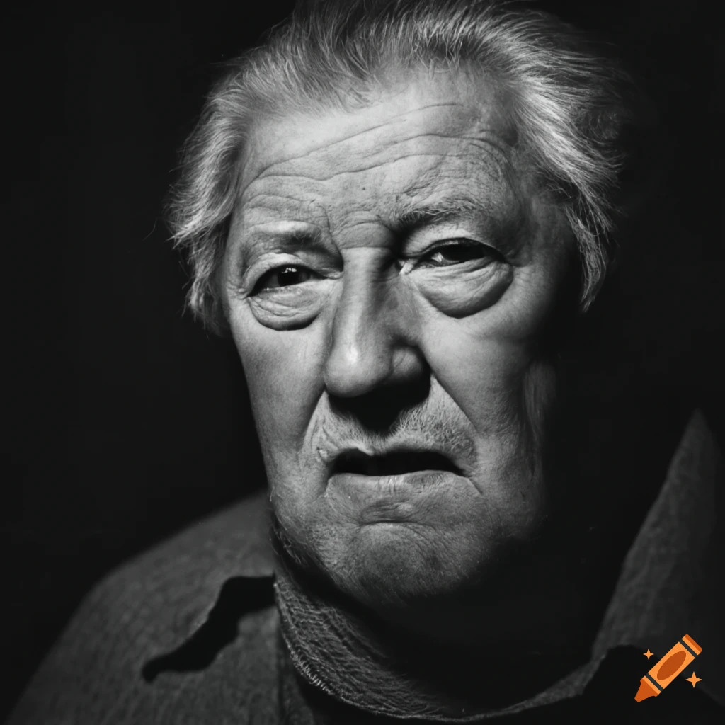 Portrait of peter ustinov